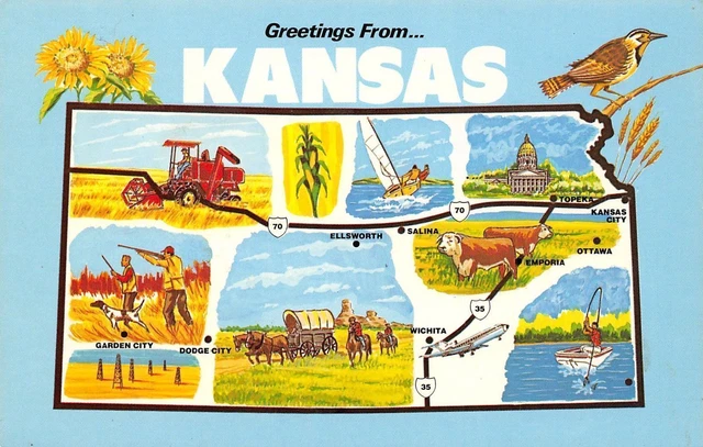 Kansas Road Map