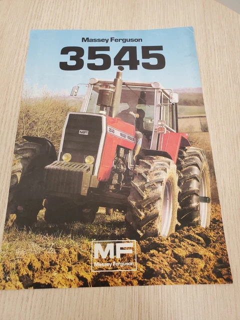 MASSEY FERGUSON 3545 Tractor Specifications / Sales Brochure $10.00 - PicClick AU