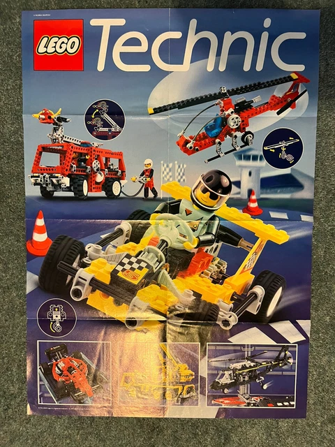 LEGO TECHNIC VINTAGE A2 Poster, Catalogue and Service Leaflet all From ...
