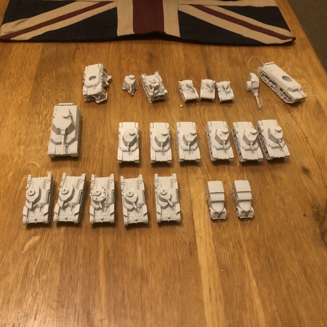 15MM WW2 3D print Imperial Japanese Army tank bundle heavy and light ...