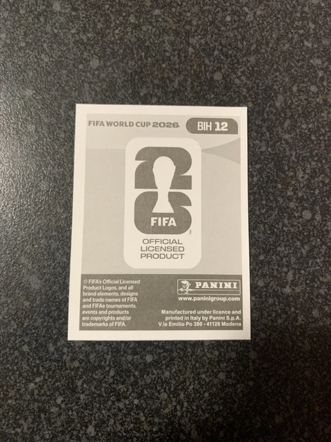 PANINI FIFA WORLD Cup 2026 Ivan Bašić Sticker BIH 12 £1.16 - PicClick UK