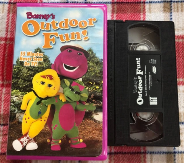 BARNEY'S OUTDOOR FUN! [2003] {Camp WannaRunnaRound} | VHS TAPE, Tested ...