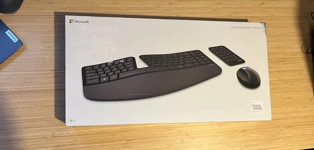 MICROSOFT L5V-00006 SCULPT Ergonomic Desktop Keyboard, Mouse and ...