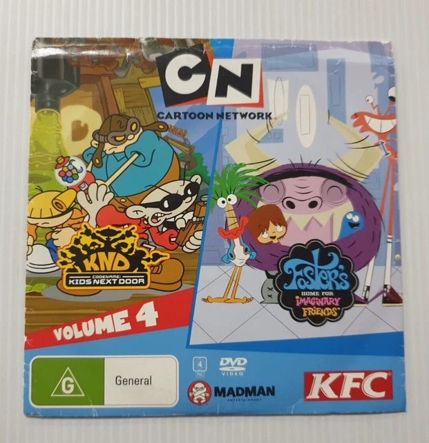 KND FOSTERS HOME Cartoon Network Madman 2008 Vol 4 Rare KFC Promo DVD ...