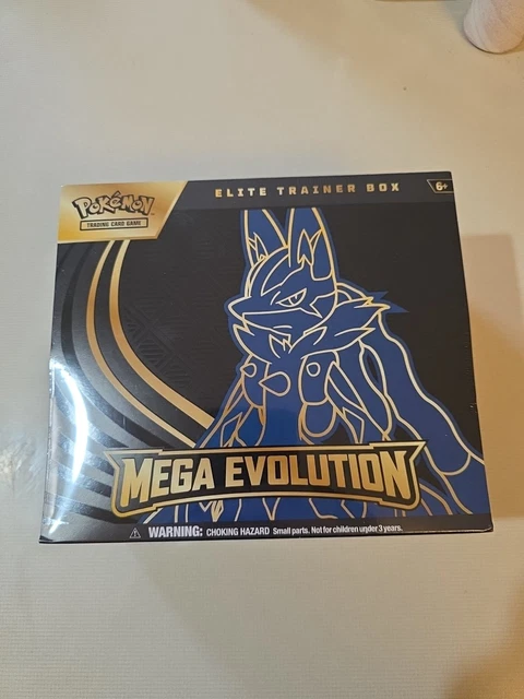POKEMON MEGA EVOLUTION Elite Trainer Box Lucario ETB - Factory Sealed ...