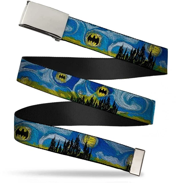 `BLANK CHROME 1.5`` Bo Buckle - Batman Dark Starry Night Web (US IMPORT ...