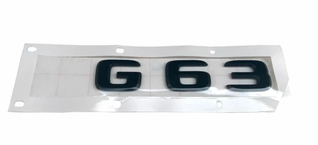 GENUINE MERCEDES BENZ W463 G-Class G63 Black Emblem Decal Badge ...