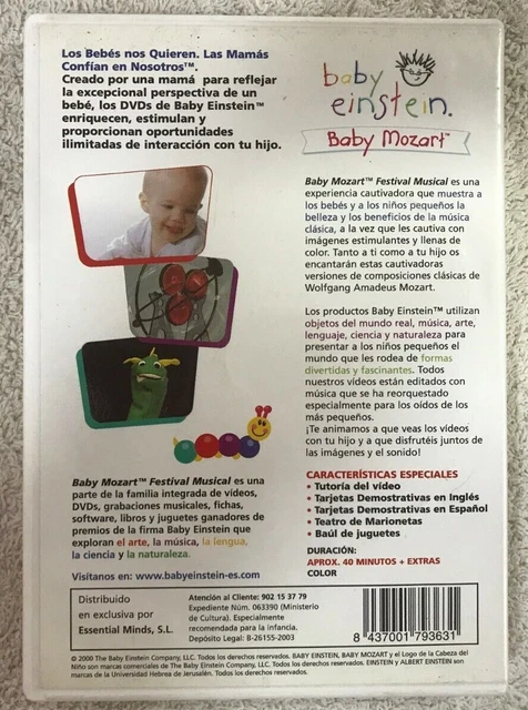 BABY EINSTEIN DVD Baby Mozart Festival Musical The Walt Disney Company ...