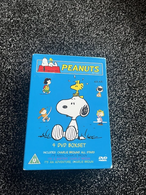 CHARLIE BROWN PEANUTS Snoopy x4 Blue DVD Boxset Region 0 Region Free £ ...