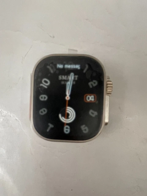 SMART WATCH WS9 ULTRA Multi-Function In Orange w/ extra strap £21.49 ...