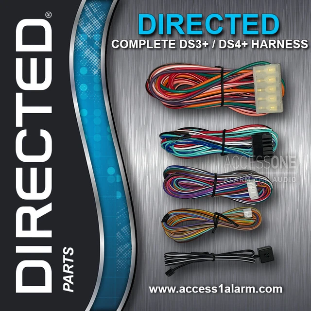 DS3+ DS4+ COMPLETE Wiring Harness Clifford, AutoMate, Avital, Python ...