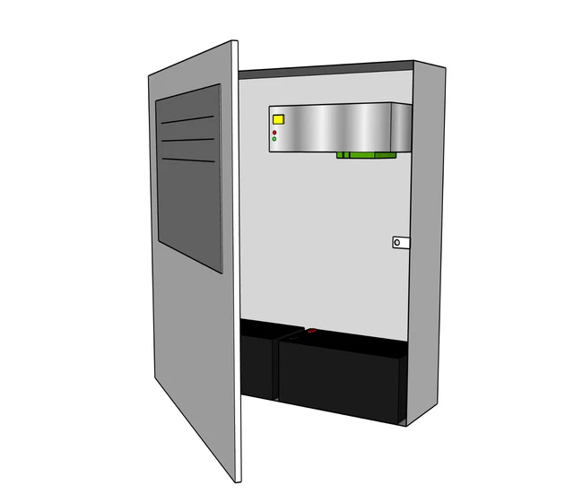 DUAL ZONE 24V 2A Automatic Opening Smoke Vent AOV Control Panel, Backup ...