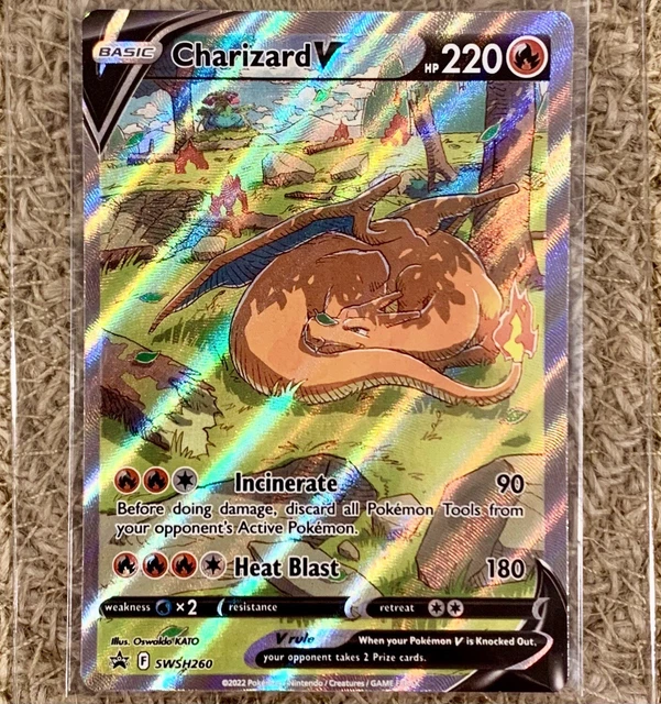 CHARIZARD UPC PROMO - Charizard SWSH260 - Alt Art Promo Pokemon Card ...