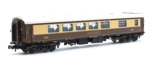 GRAHAM FARISH 'N' Gauge 374-230D Pullman Brown/Crm 2Nd Kitchen Car #340 ...