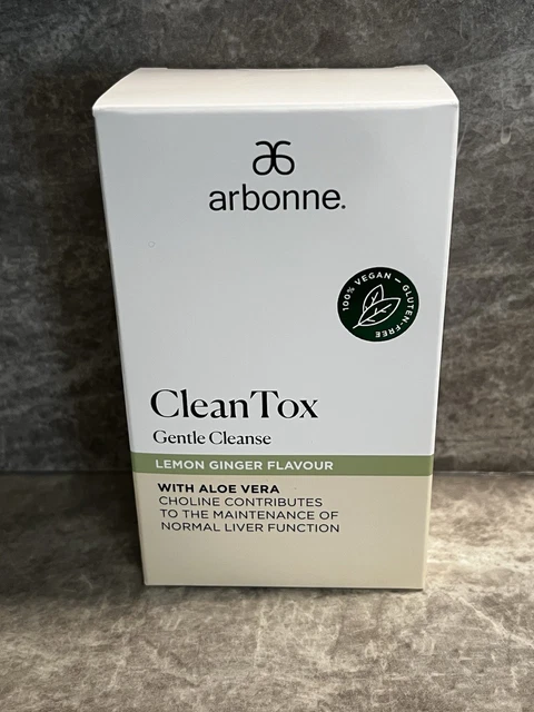 ARBONNE CLEANTOX GENTLE Cleanse Detox Lemon-Ginger BBE 01/27 Vegan GF ...
