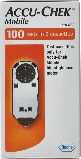 ACCU-CHEK MOBILE TEST Cassette (Pack of 100) EUR 36,99 - PicClick IT