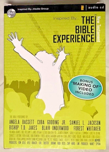 THE BIBLE EXPERIENCE Complete New Testament Bible On 19 Audio Cd's Like ...