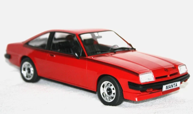 OPEL MANTA B rot Umbau/Tuning ATS Cup Felgen "Rarität MCG 18257" 1:18 ...
