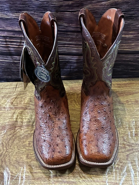 DAN POST MEN’S Ostrich Western Boots SZ 9 £148.57 - PicClick UK