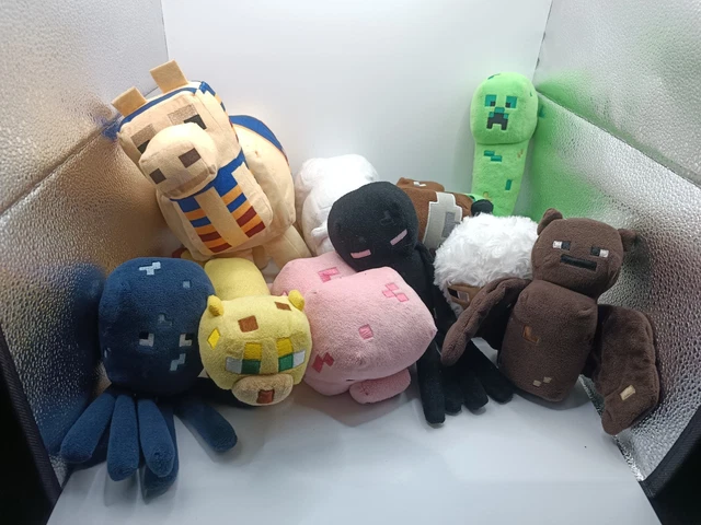 10 X MINECRAFT Plush Bundle Soft Toy Collection plushes inc Enderman ...