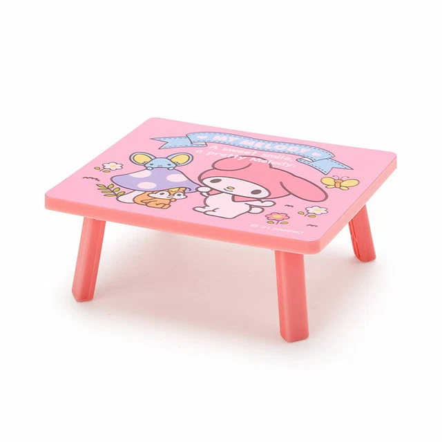 MY MELODY MINIATURE Folding Table Pink Sanrio Kawaii Gift 2021 NEW ZJP ...