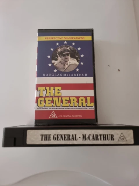 THE GENERAL - Douglas MacArthur VHS $25.00 - PicClick AU