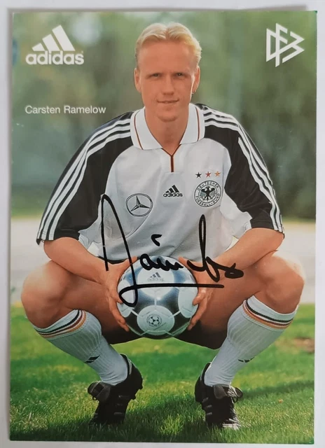 CARSTEN RAMELOW BAYER Leverkusen DFB WM 1986-1990 handsignierte ...