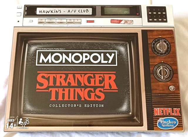 HASBRO MONOPOLY STRANGER Things Collector's Edition Board Game £59.96 ...