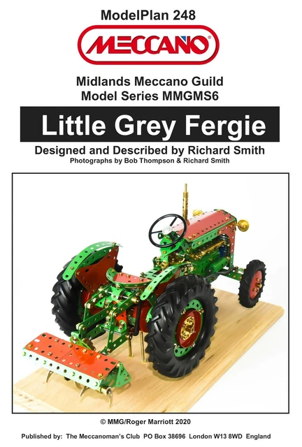 MECCANO MODEL PLAN - Little Grey Fergie Tractor £9.40 - PicClick UK