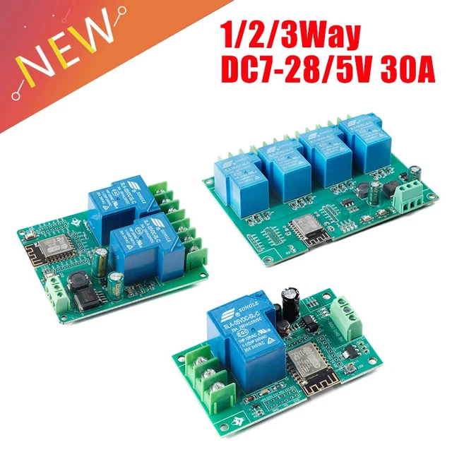 ESP8266 WIFI RELAY Module 4 Channel ESP-12F Dev Board for Wireless ...