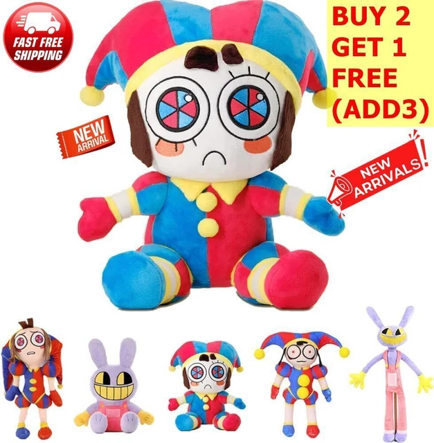 THE AMAZING DIGITAL Circus TV Fans Gift Cute Stuffed Figure Doll Xmas ...