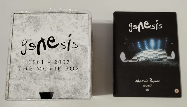 GENESIS THE MOVIE Box Plus Triple Dvd When In Rome Phil Collins Rare ...