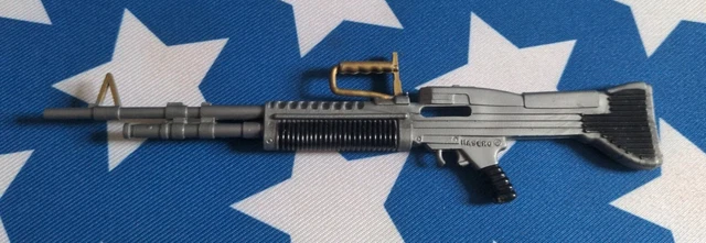 VINTAGE ACTION MAN Commando M60 US machine gun. Hasbro. VGC £7.50 ...