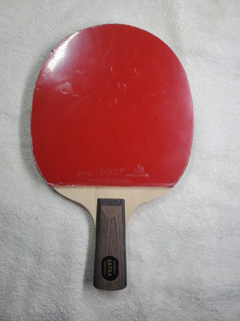 DYNASTY EXTRA PENHOLD Table Tennis Racket - ITTF Approved Palio Rubbers ...