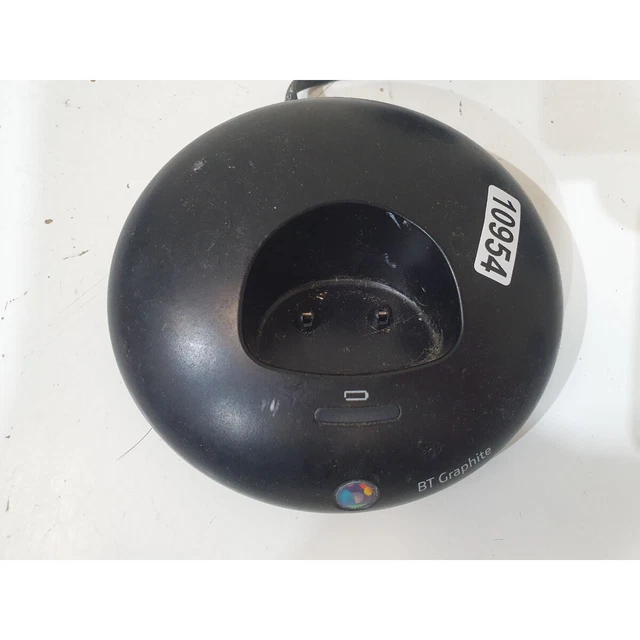 BT GRAPHITE 1500 Twin Pod Cradle Base Black w/ AC Adapter for Cordless ...