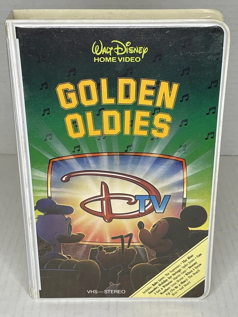 DTV GOLDEN OLDIES (VHS, 1984) Rare 1st Walt Disney Clamshell/Classic ...