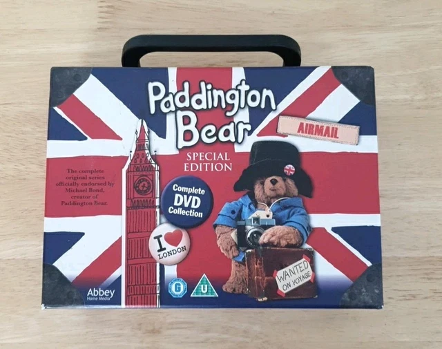 PADDINGTON SUITCASE COMPLETE Special Union Jack Edition DVD Collection ...