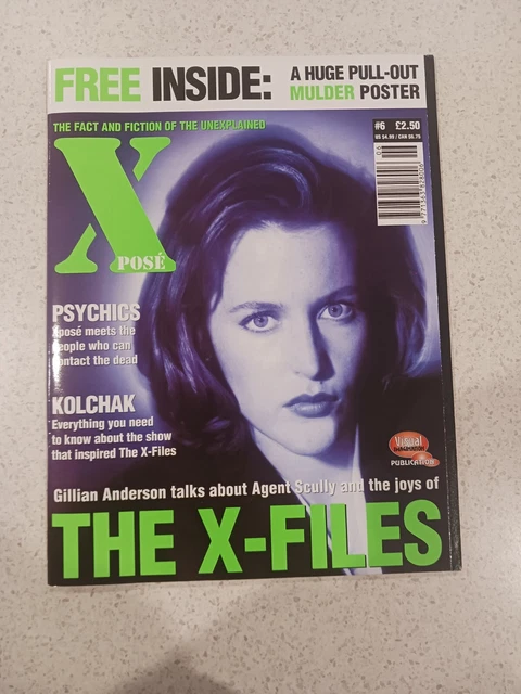 XPOSE MAGAZINE #6 1997 SciFi X Files Gillian Anderson David Duchovny ...