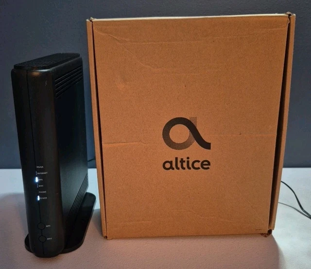 ALTICE GATEWAY OPTIMUM Internet WiFi Phone UBC1326AA00 DOCSIS 3.1 ...