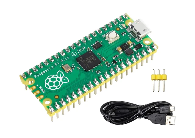 RASPBERRY PI PICO with Pre-Soldered Header Microcontroller Mini ...