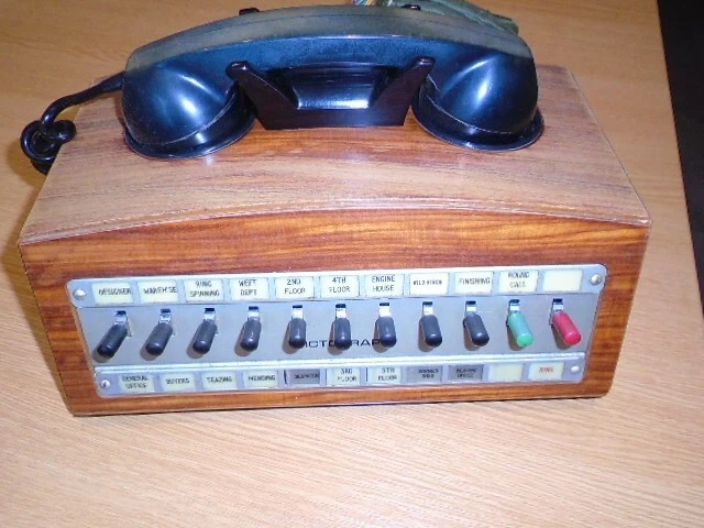 VINTAGE DICTOGRAPH INTERCOM desktop set Film prop man cave The Avengers ...