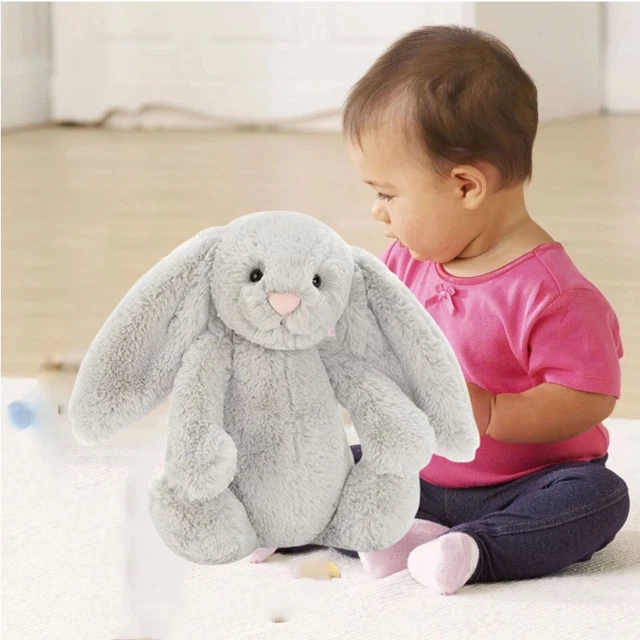 JELLYCCCAT SILVER BUNNY 30 cm Bashful Puppe weiches und kuscheliges ...