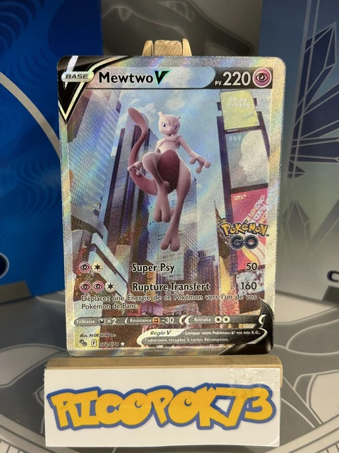 CARTE POKÉMON MEWTWO V Alternative 072/078 Pokémon Go FR NEUF EUR 70,00 - PicClick FR