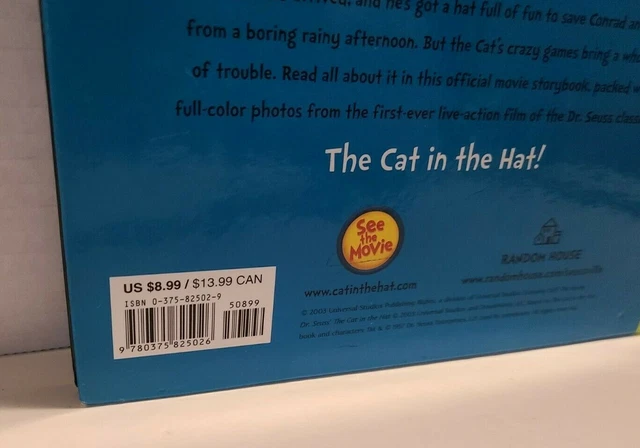 DR. SEUSS -&THE Cat In The Hat Movie Storybook" Hardcover £3.15 ...