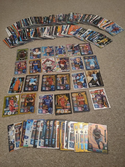 JOB LOT FOOTBALL Trading Cards 500+ Match Attax £15.77 - PicClick UK