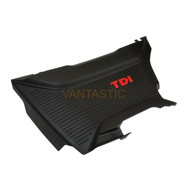 VW T6 TRANSPORTER Caravelle New Engine Cover Trim Piece Red Tdi Logo ...
