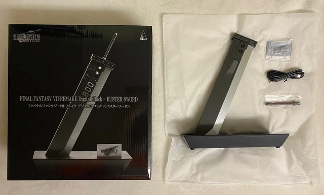 FINAL FANTASY VII Remake Digital Clock Buster Sword (OPEN BOX PLS READ ...