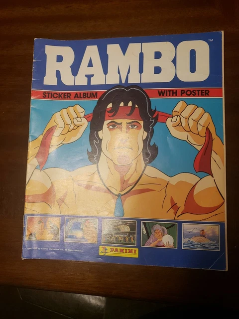 1986 PANINI RAMBO sticker album EUR 21,05 - PicClick FR