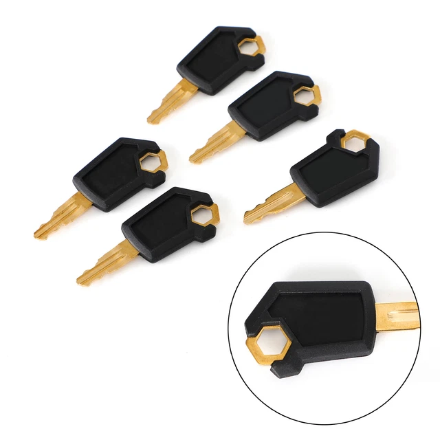 5 MASTER KEYS For Caterpillar Heavy Equipment Ignition Key 5P8500 UK £8 ...