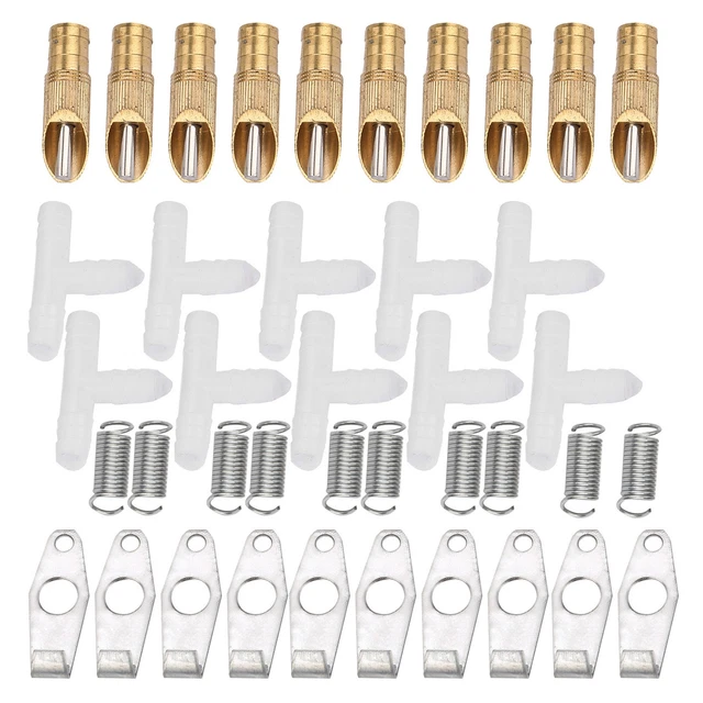 10PCS STAINLESS STEEL Automatic Nipple Waterer For Rabbit Rat Ferrets ...